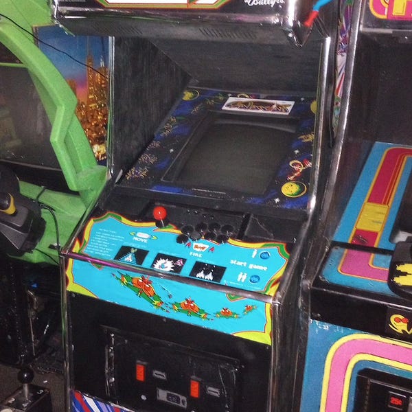 Galaga Arcade Monitor Bezel Sticker Decal - Etsy