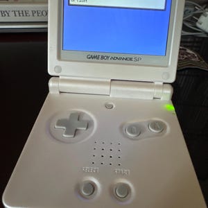 White Game Boy Advance GBA Console With Ips V5 Backlight Backlit LCD ...