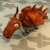 Fox Sculpture Woodland Polymer Clay Mythical Creature Handycraft Clay ...