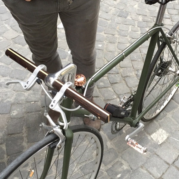 Blackwood and Maple Wood Straight Bicycle Handlebar - Etsy