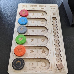 Element Tracker Gloomhaven/frosthaven - Etsy