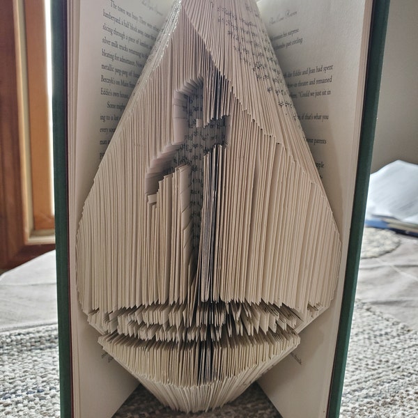 Sailboat Book Folding Pattern + Instructions - Etsy