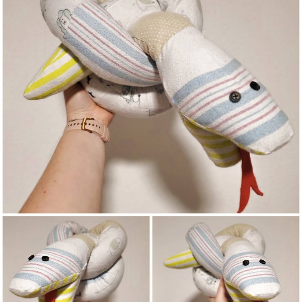 Scrap Snake Plush Toy Easy Pattern PDF INSTANT DOWNLOAD - Etsy