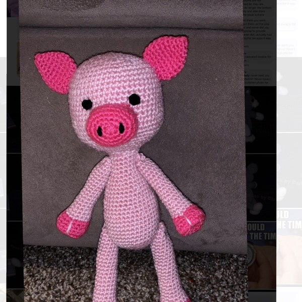 Crochet Pig Pattern - Amigurumi Piglet Crochet Pattern and Tutorial ...