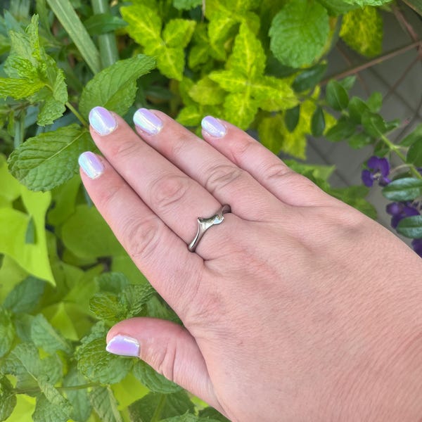 Peak Stacker - Single Point Spike Ring - Etsy