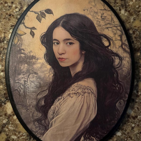 Custom King With Daughter Portrait From Photo, Personalized Father King ...