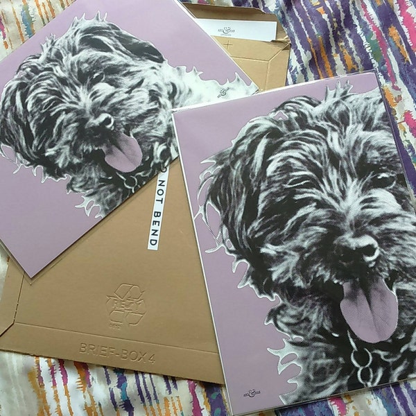 Joan Calling Pop Art, Inspired by the Iconic British Actress, Part of ...