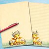 Sea Turtle A5 Letter Writing Paper, Pen Pal Supplies, Stationery Lined ...
