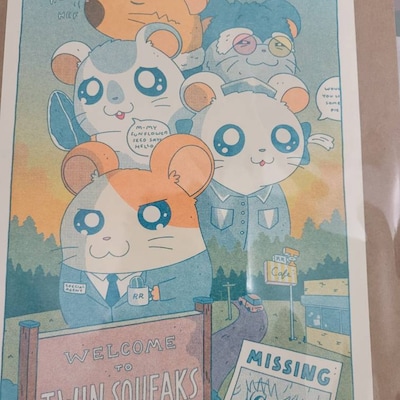 MEGA GREG Risograph Print - Etsy