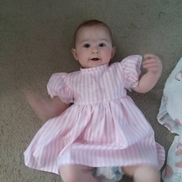 1/4 Inch Baby Pink Striped Cotton Fabric - Riley Blake Designs ...