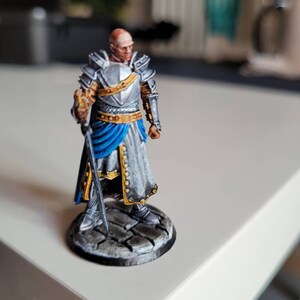Templar Mit Flegel Tabletop Miniatur Paladin 5 Posen Ritter Kreuzritter ...