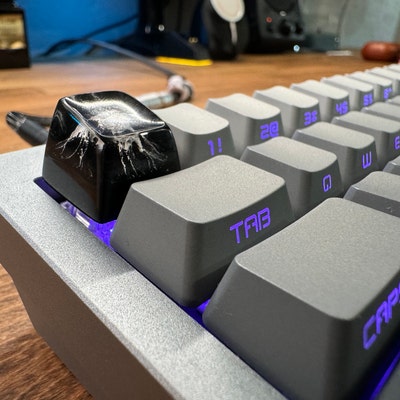 RTX3080 Graphics Card Keycap GPU 2.75U Rotating Artisan Metal Right ...