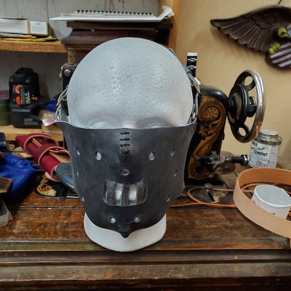 Hannibal the Cannibal Leather Mask Pattern - Etsy