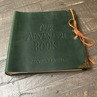 Our Adventure Book Photo Album Scrapbook, Anniversary Gift for Couple ...