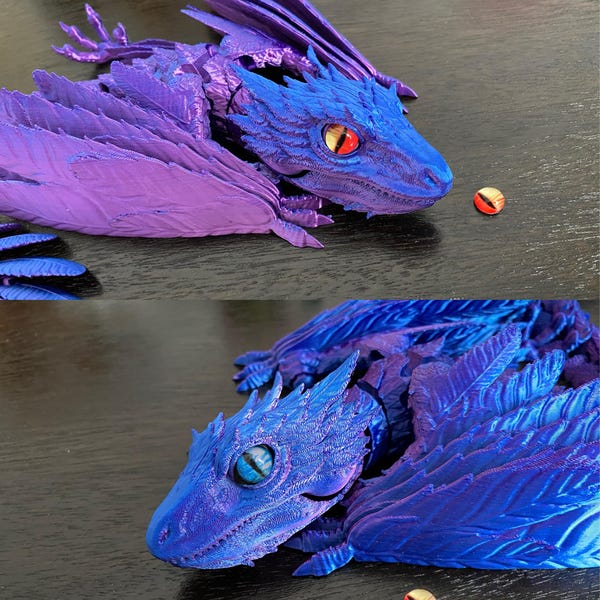 Articulated Parrot/articulated Bird/3d Printed Fidget Toy/desktop ...
