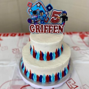 Roblox Cake Topper. Roblox Party Decor. Roblox Birthday Party. Custom ...