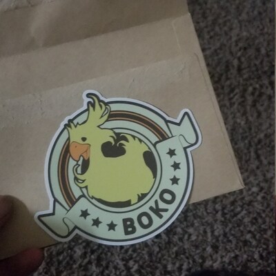 Chocobo Vinyl Sticker Final Fantasy Stickers Laptop Sticker Water ...