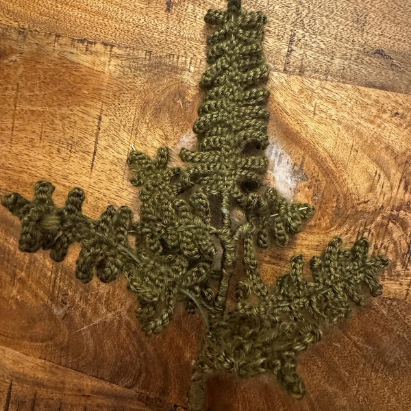 Fern Leaf Crochet Pattern, Flower Crochet Pattern, PDF Digital, Mothers ...