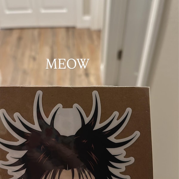 Anime Mascots Peeker Sticker | Anime Peeking Decal - Etsy