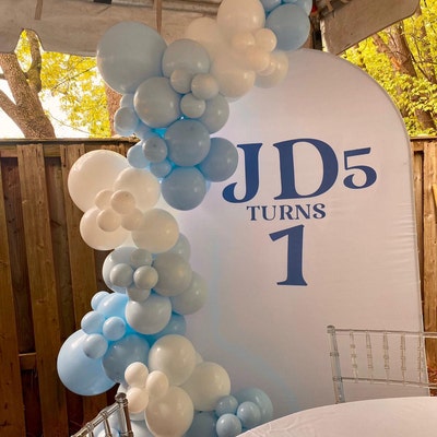 Custom Happy Birthday Decal for Birthday Arch Personalized Age and Name ...