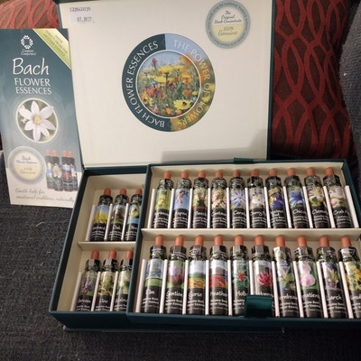 Bach Flower Essence Complete Kit in Wooden Case. Practitioner Remedy ...