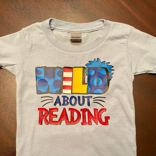 Wild About Reading, Read Across America SVG, Dxf, Eps, Png-cricut ...