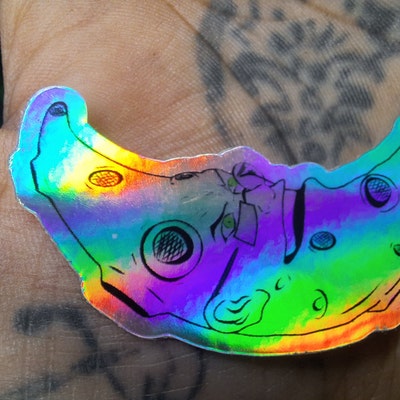 Custom Holographic Stickers Die Cut Stickers Waterproof Vinyl Logo ...