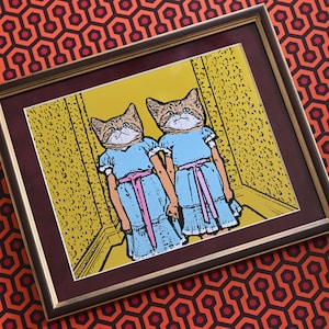 Housewives Cat Meme Print // Woman Yells at Cat Meme Art - Etsy
