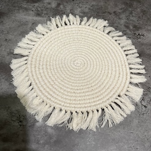 Large Round Placemats Dinning Placemats Indoor Plant Mats House Decor ...