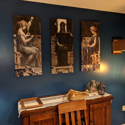 Alexander Rothaug : the Three Fates 1910 Canvas Gallery - Etsy