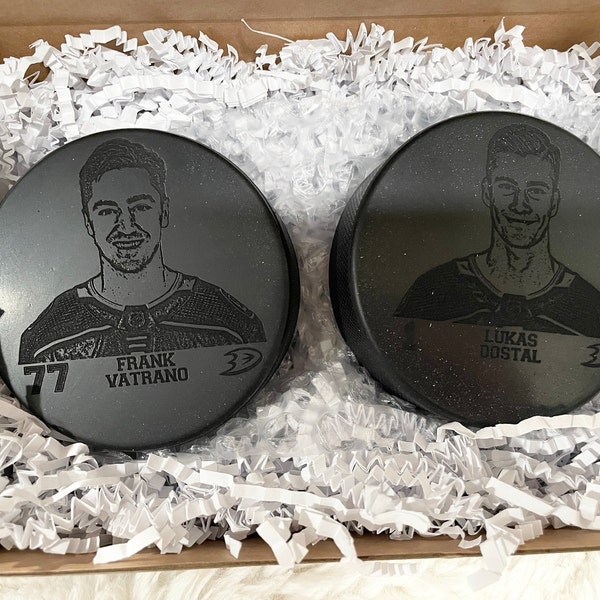 NHL Inspired Because It's the Cup Custom Laser Engraved Hockey Puck ...