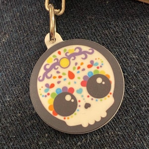 Jack Skellington Dog ID Tag Pet ID Tags Custom Pet Tag | Etsy