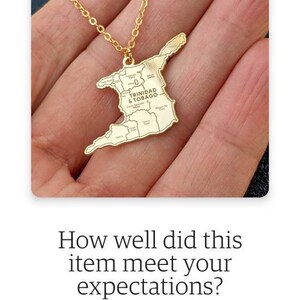 Beautiful Iraq Map Contour Pendant With Small Heart Charm Necklace ...