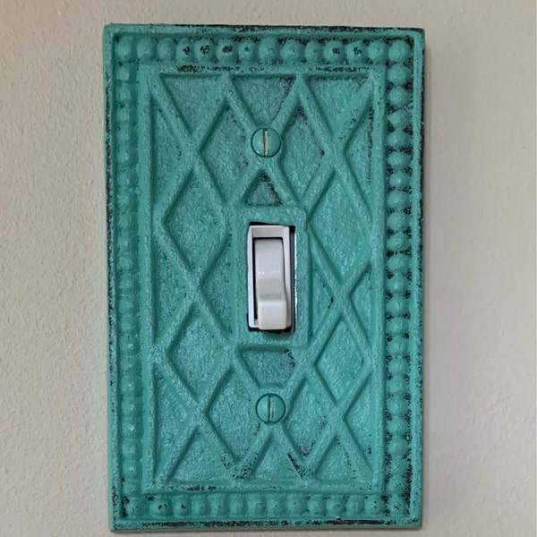 Single Light Switch, Switchplates, Light Switch Cover, Shabby Chic ...