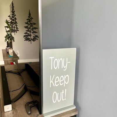 Create Your Own Custom Standing Sign Custom Table Sign Custom Standing ...