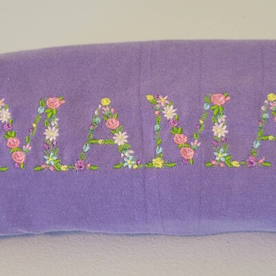 Machine Embroidery Design Floral Letter F Upper and Lowercase Dainty ...