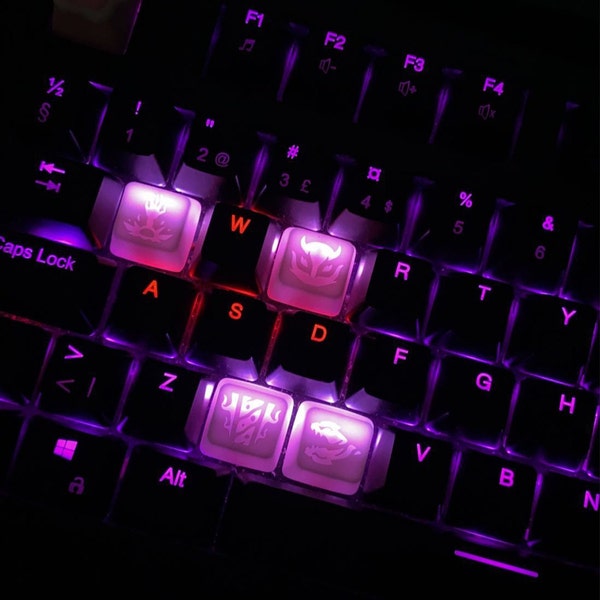 Valorant Fade Keycaps Cherry MX Mechanical Keyboards - Etsy
