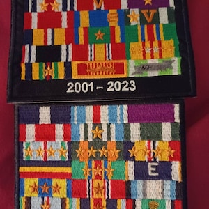 Medal Ribbons Patch Turn Your Military Medal Ribbons Into an ...