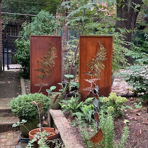 Fern Art Screen Privacy Screen Fern Wall Art Privacy Panel P623 - Etsy