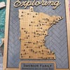 Custom Minnesota State Parks Travel Map | Personalized Minnesota ...