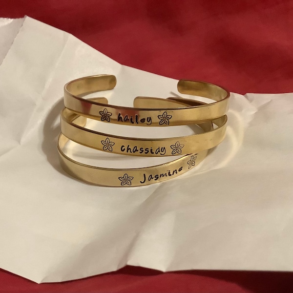 Hawaiian Jewelry, Ohana,hawaiian Bracelets, Hand Stamped Jewelry, Hula ...