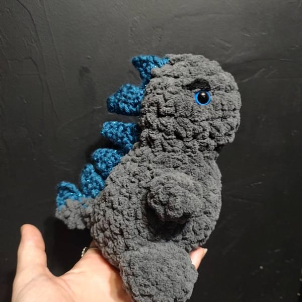 Godzilla Crochet Plushie Pattern: Amigurumi Dinosaur (PDF Pattern) - Etsy