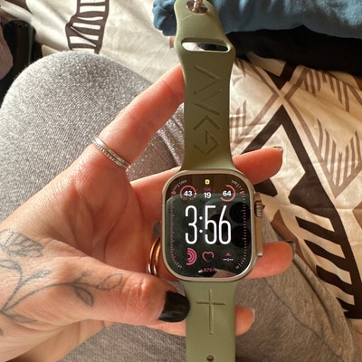 Blessed Watch Band With Heart and Cross - Etsy