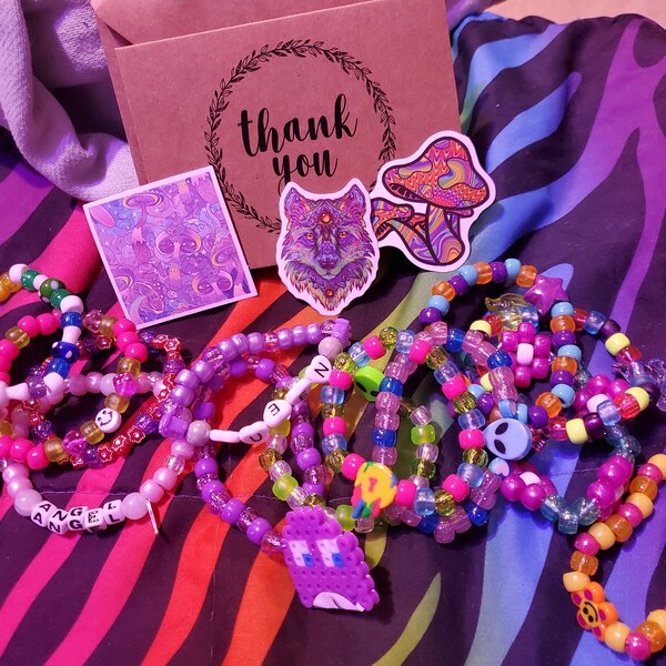 Rave Perler Necklace - Etsy