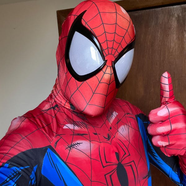 Spider Man 2 Black Mask, Amazing Spider Man, Cosplay, Halloween Gift ...