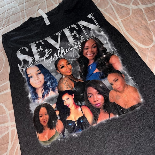 Custom Bootleg Girlfriend Face Rap Shirt Photo Collage Tee, Funny ...