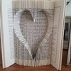 Heart Book Folding Pattern - Valentines Gift - Mothers Day Gift ...
