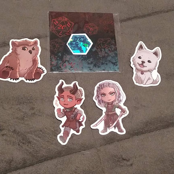 INSTOCK Fanmade BG3 VOL 2 Sticker Pack! - Etsy