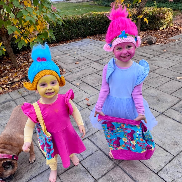 Troll Hat, Princess Poppy and Friends- Branch, Creek, Smidge, Guy ...