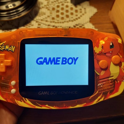 Gengar Pokémon Custom Game Boy Advance Gba SP Uv Printed With IPS V5 ...